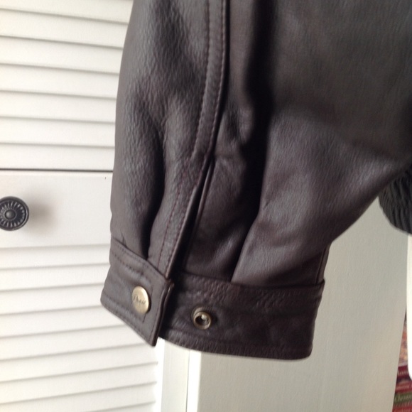 Reed | Jackets & Coats | Reed Brown Leather American Style Flight ...